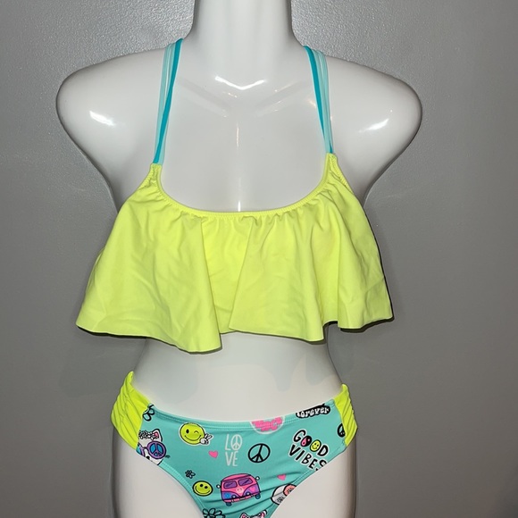Justice | Swim | 325 Justice Bikini Bottom Pink Top | Poshmark